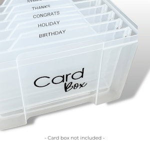 Greeting Card Box Labels - Etsy