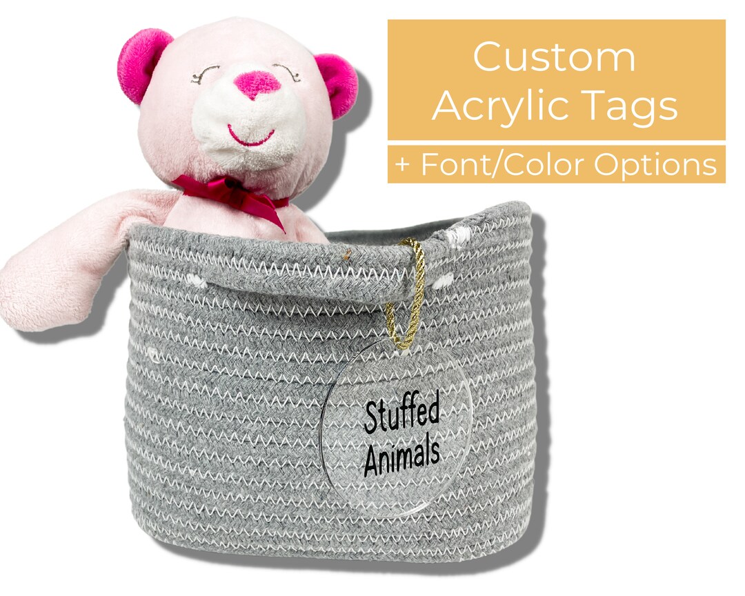 Round Acrylic Labels - Etsy