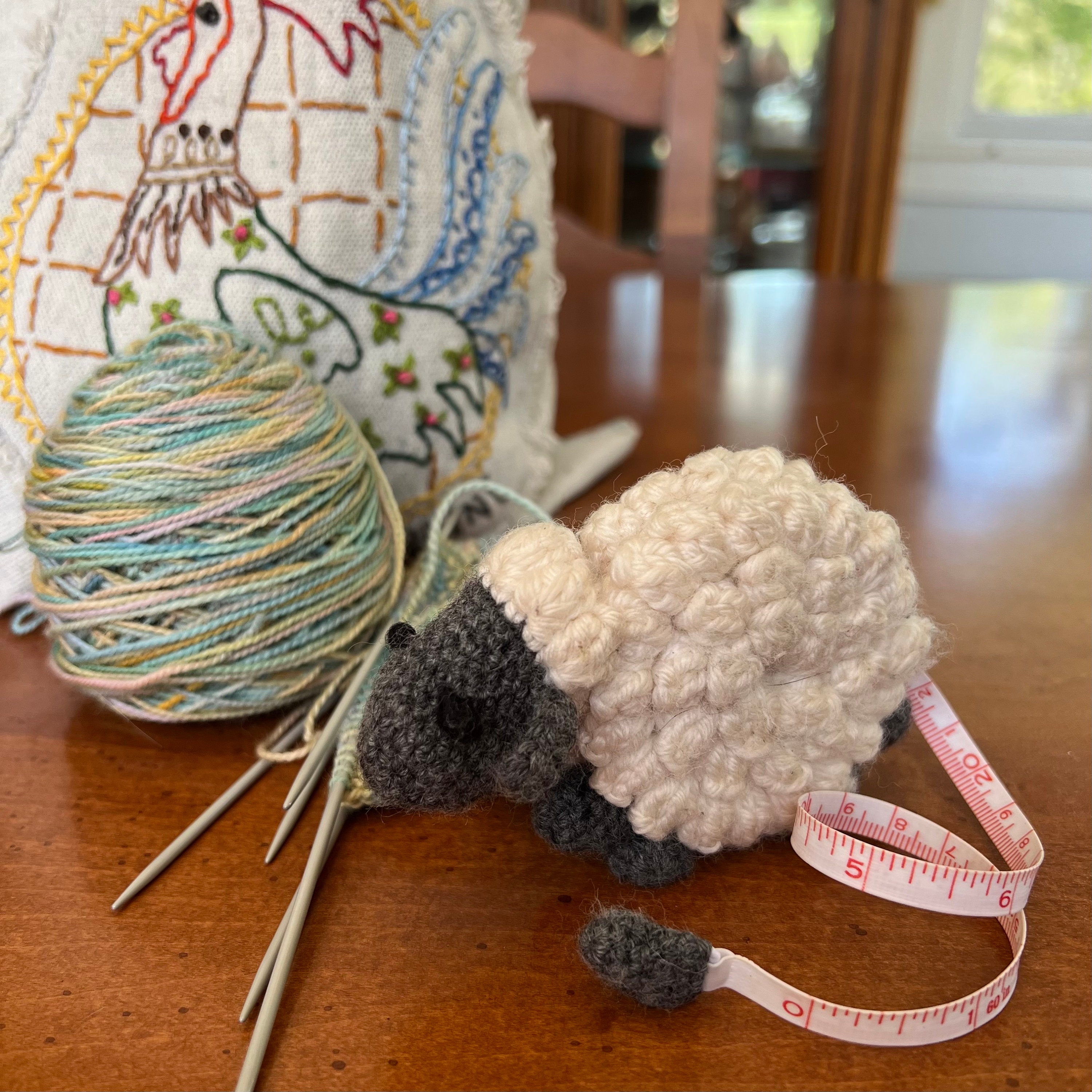 Crochet Sheep Tape Measure, Animal Tape Measure, Christmas Gift for ...