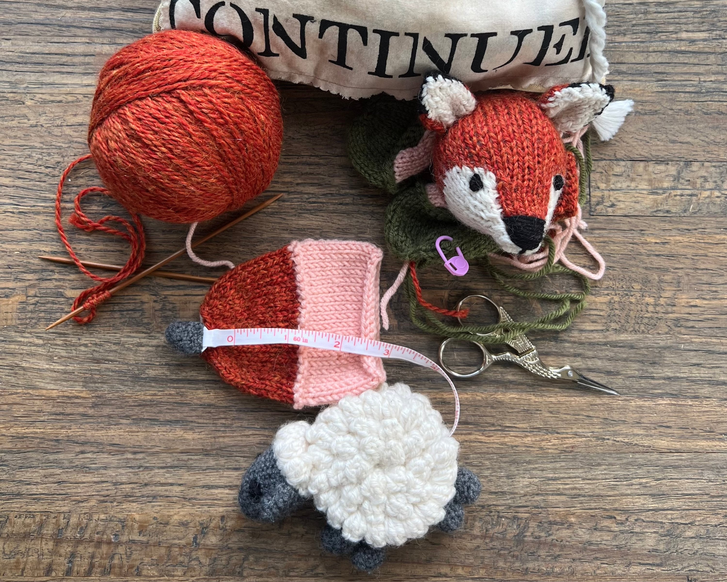 Crochet Sheep Tape Measure, Animal Tape Measure, Christmas Gift for ...