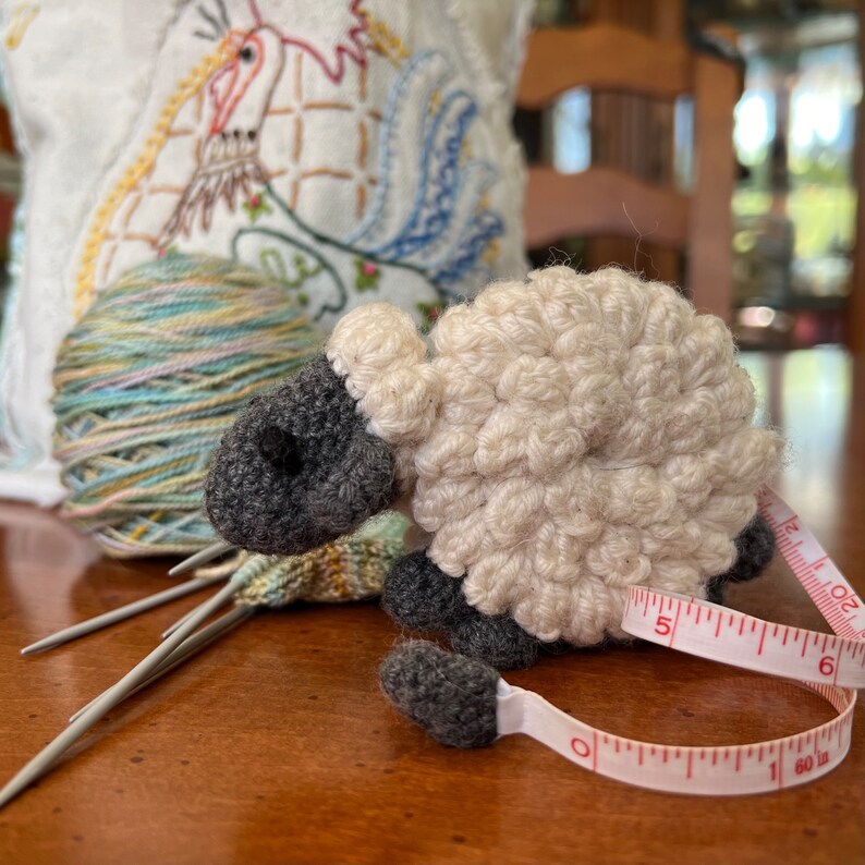 Crochet Sheep Tape Measure, Animal Tape Measure, Christmas Gift for ...