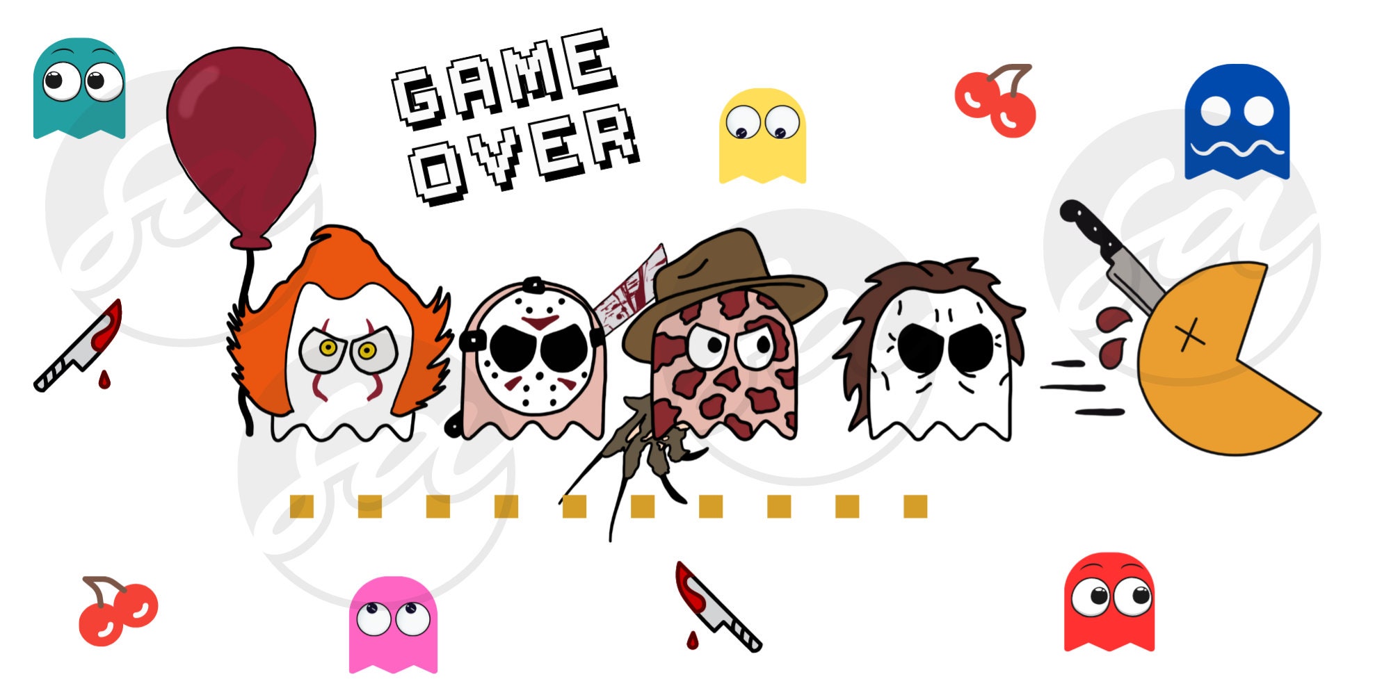 Horror, Pacman, Digital Download, PNG, Instant Download - Etsy