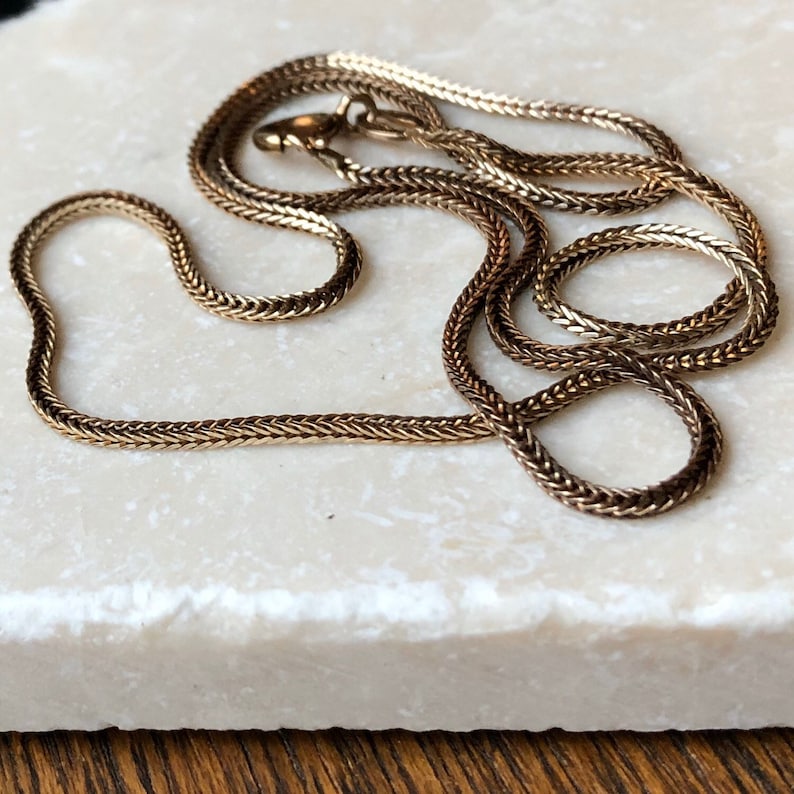 Vintage 9 Carat Gold Chain - Etsy