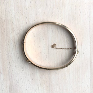 Antique 9 Carat Gold Bangle - Etsy