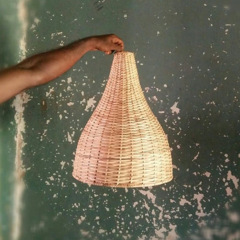 Bamboo Lampshade - Etsy