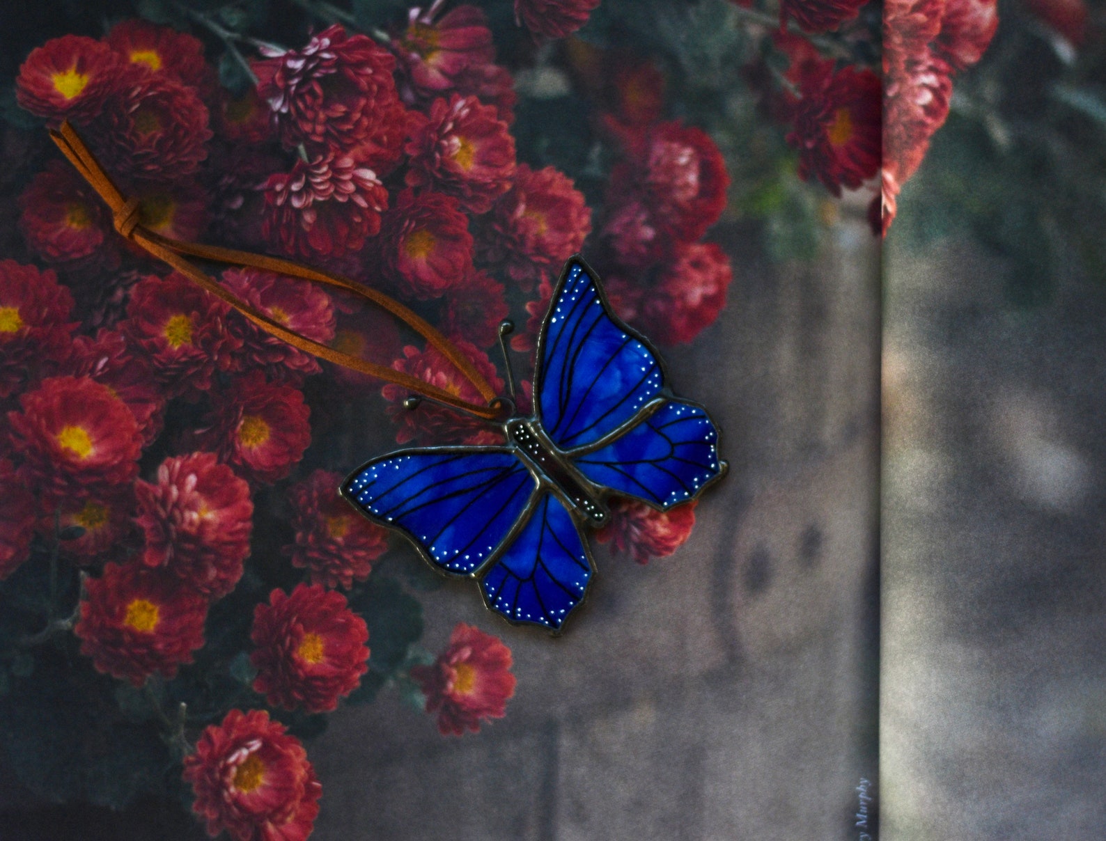 Blue Butterfly | Stained Glass Butterfly | Glass Wings | Stained Glass ...