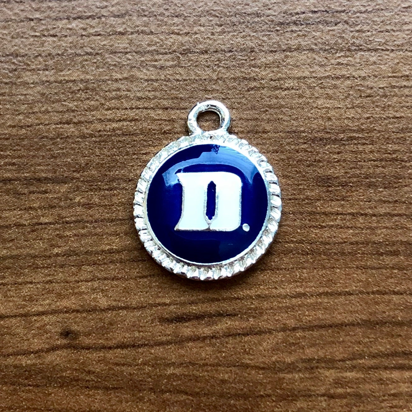 New, Wholesale Lot, Set of 6 MINI Round Enamel Duke University Blue ...