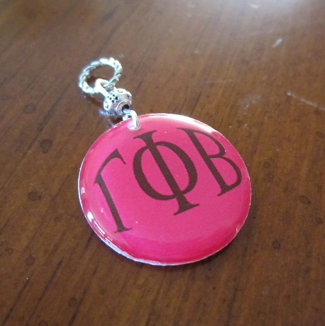 Set of 2 Gamma Phi Beta Sorority Greek Letters Resin Charm - Etsy