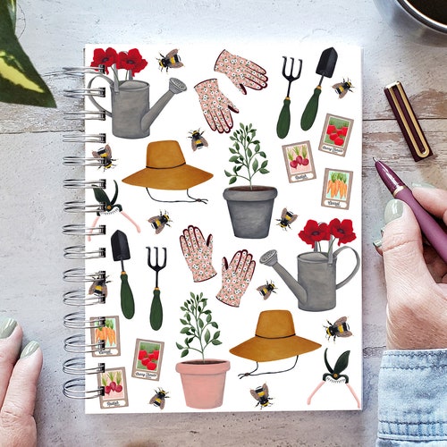 Personalised Gardening Journal Garden Notebook Garden Gift - Etsy UK
