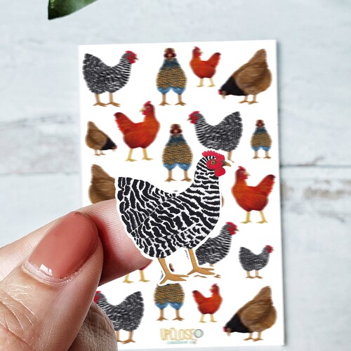 Chicken Sticker Sheet Farm Planner Stickers Country - Etsy