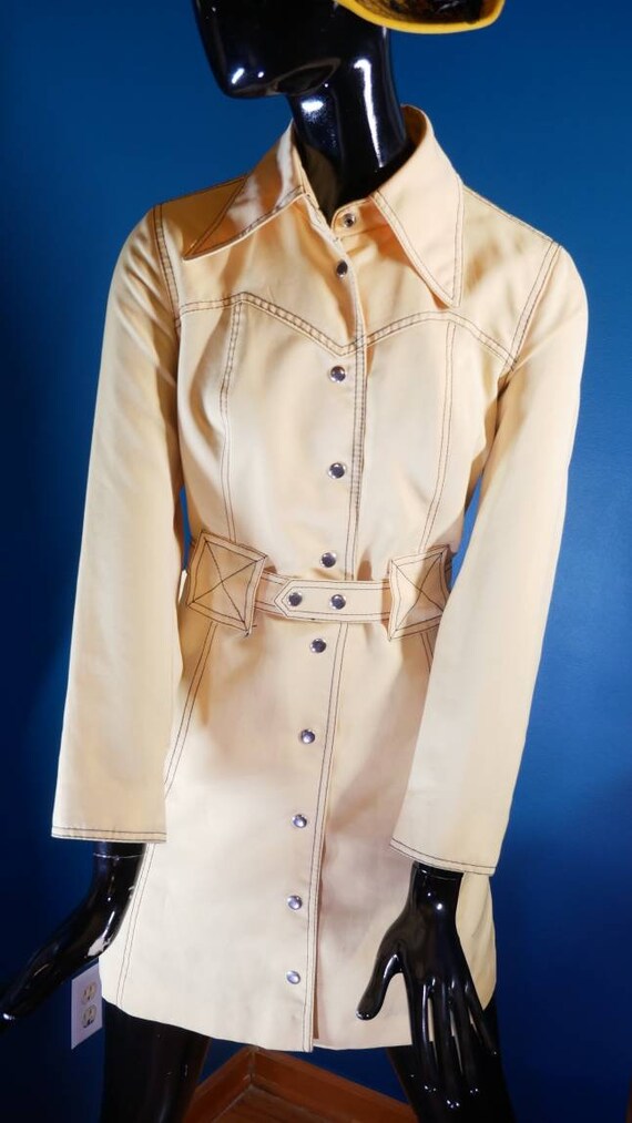 vintage 1970s yellow jacket - Gem
