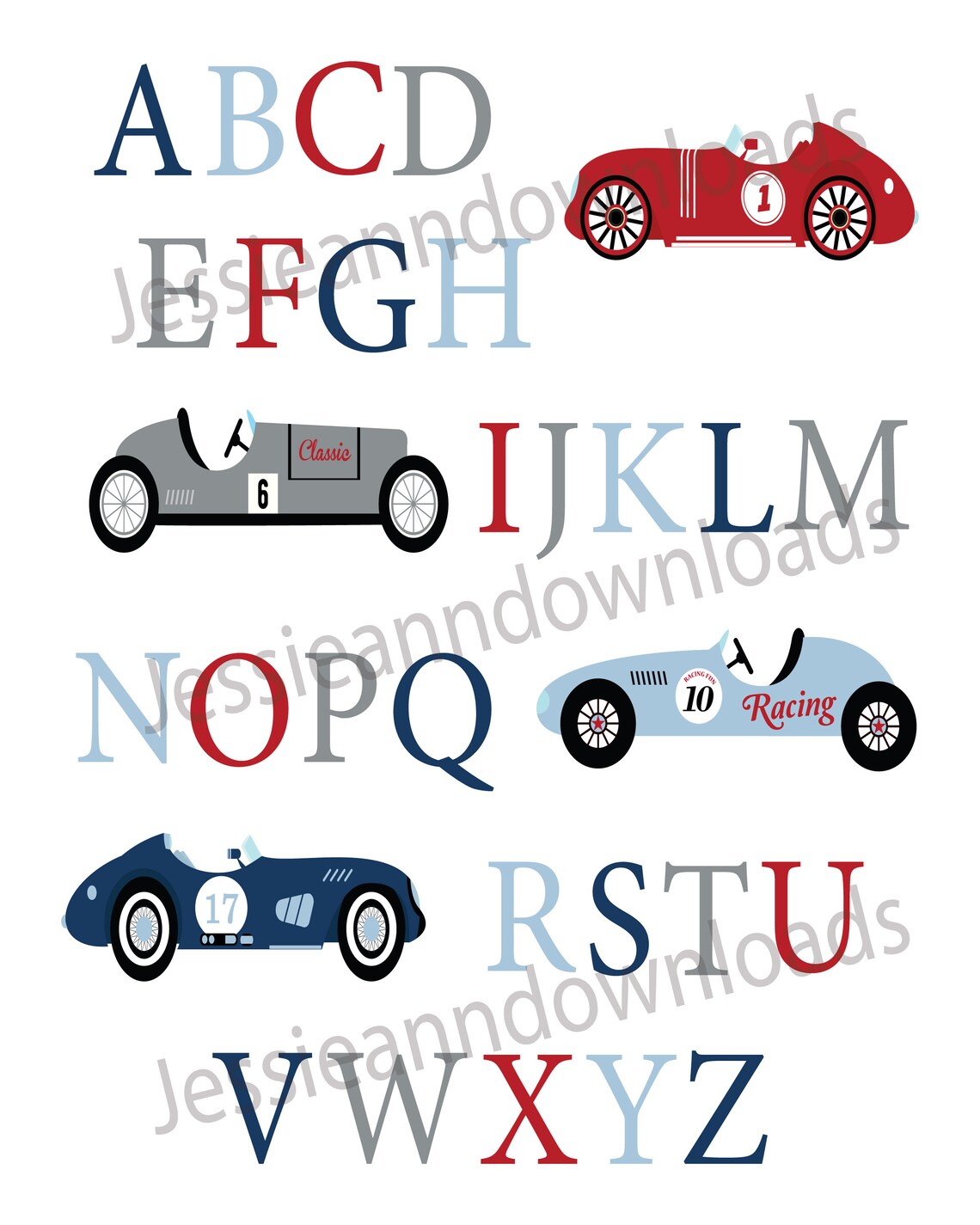 Race Car Wall Decor Nursery Race Car Nursery Baby Boy Nursery - Etsy