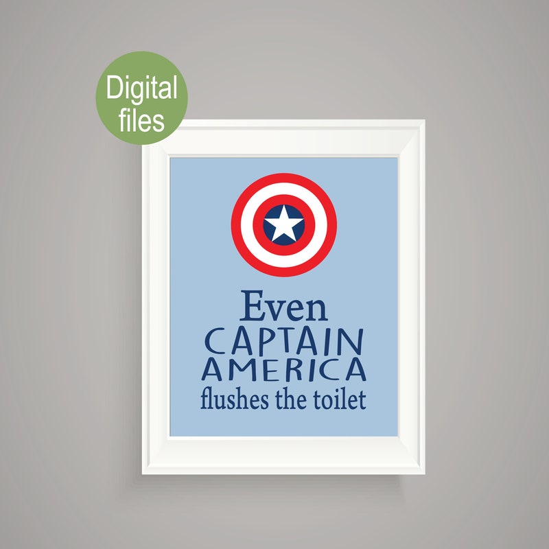Superhero Bathroom - Etsy