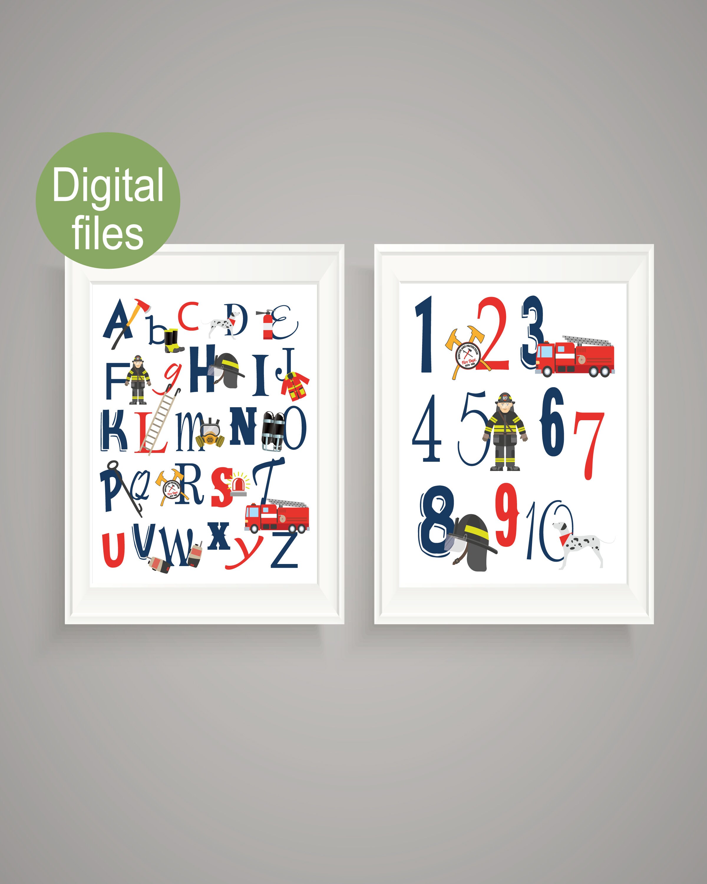 Toddler Room Art Alphabet - Etsy