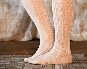 Lace Tights - Etsy