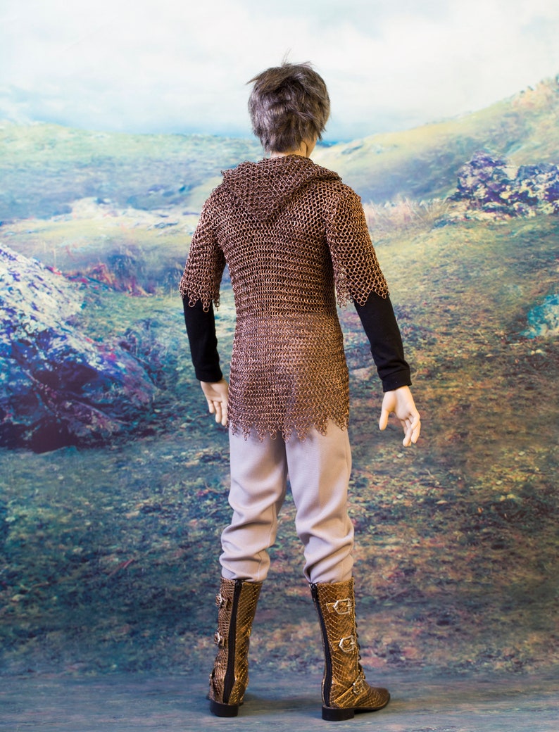 Hauberk chain armour chainmail ringmail medieval armor | Etsy