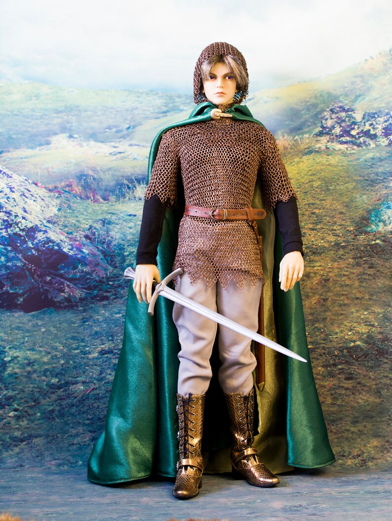 Hauberk chain armour chainmail ringmail medieval armor | Etsy