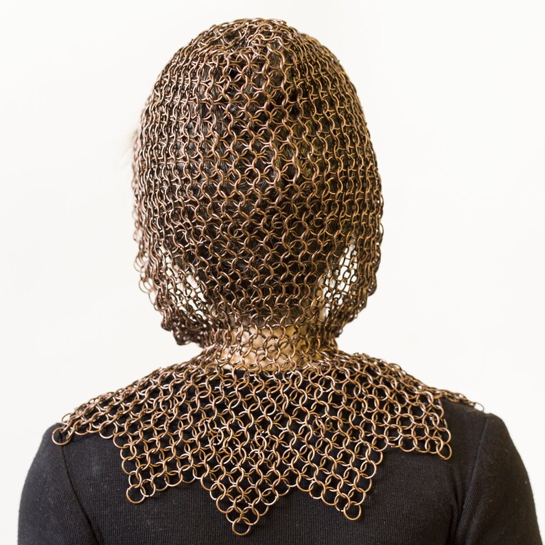 Chain Mail Coif Armor chain armour ringmail medieval armor | Etsy