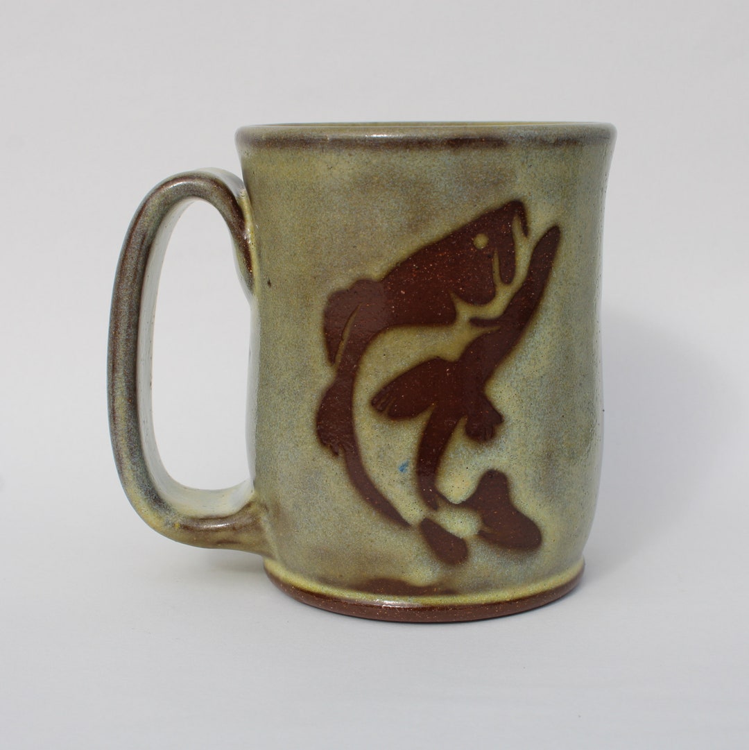 16oz Lemon Ceramic Fish Mug - Etsy