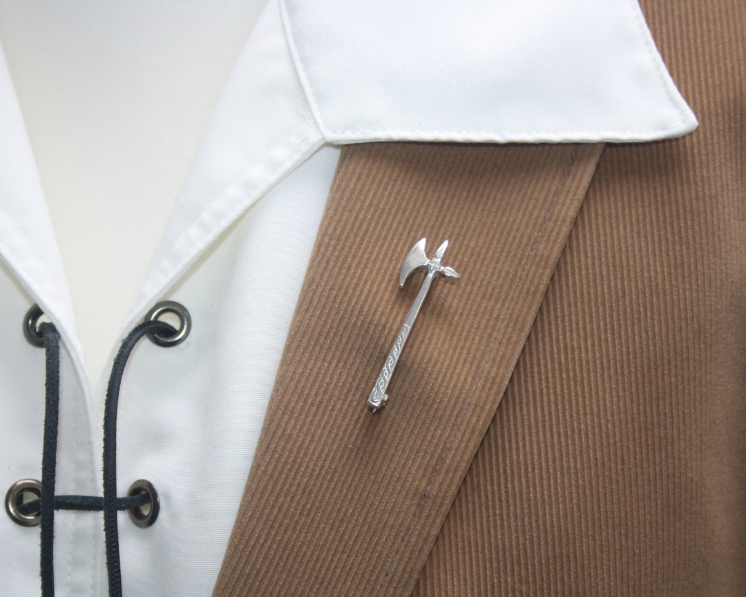 Jacobite Axe Lapel Pin, Scottish Jewelry, Boy's Kilt Pin, Scotland ...