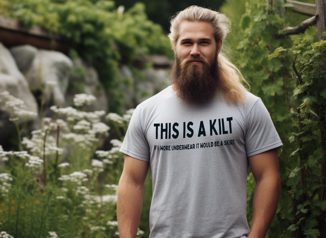 Funny Scottish Kilt T-shirt: Highland Humor - Burns Night Gift - Etsy