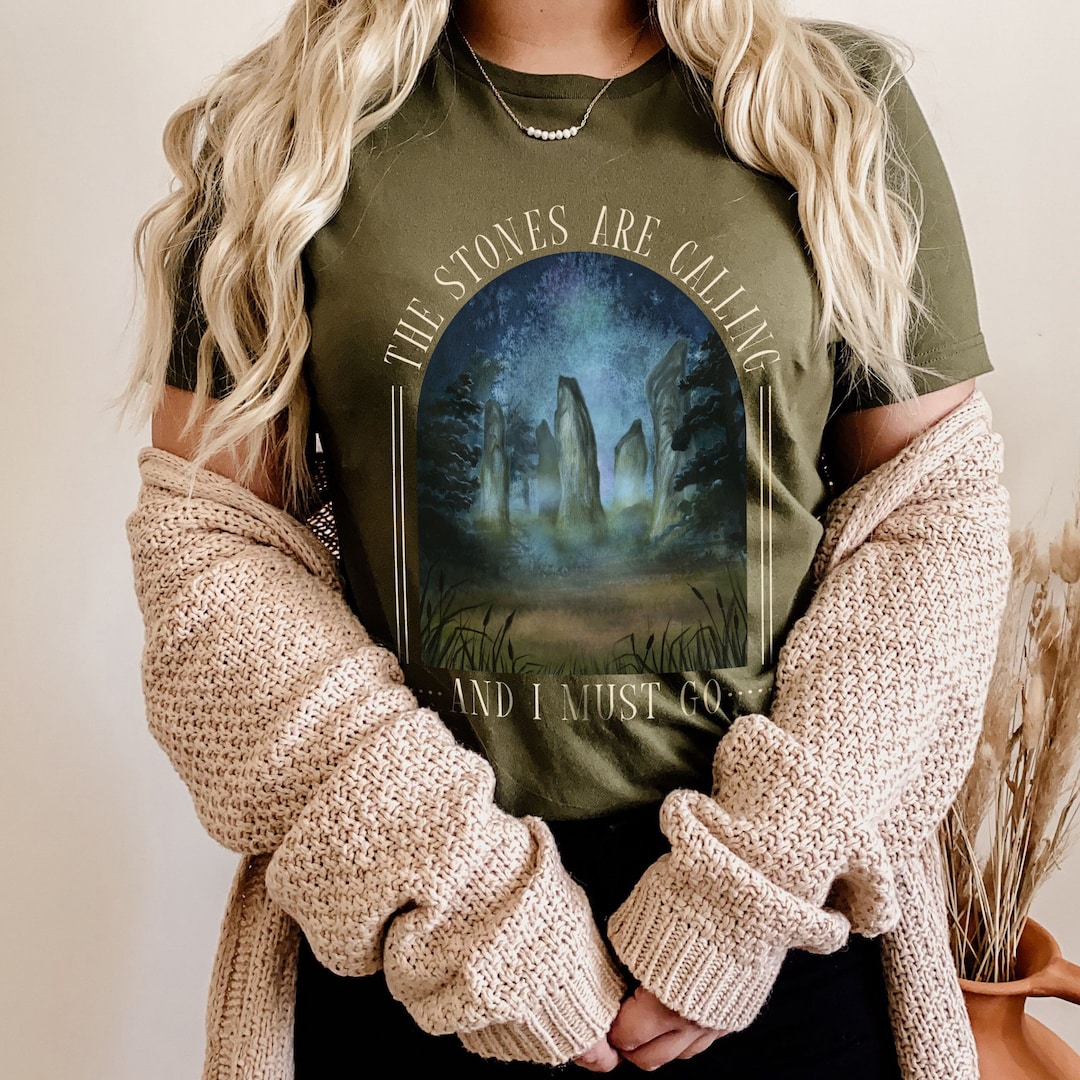 The Stones Are Calling and I Must Go T-shirt, 9 Colours, Wonderlust Tee ...