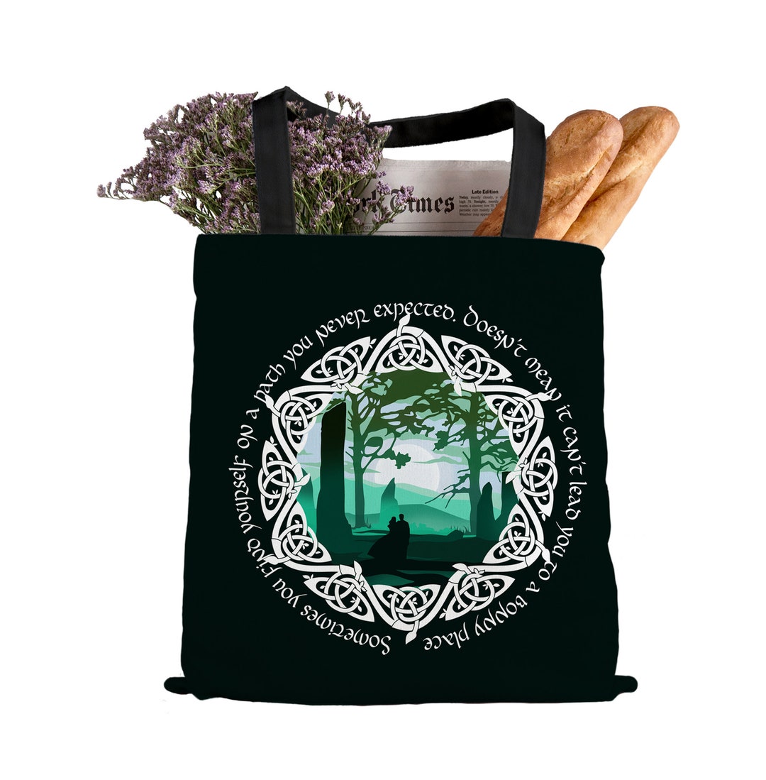 Outlander Tote in 3 Sizes Sassenach Craigh Na Dun Claire - Etsy
