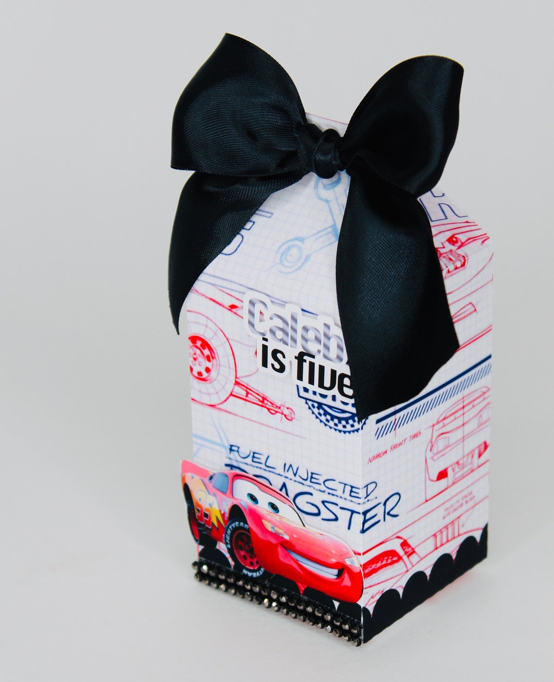 Cars Custom Milk Carton Favor Box. Personalized Cars Milk | Etsy