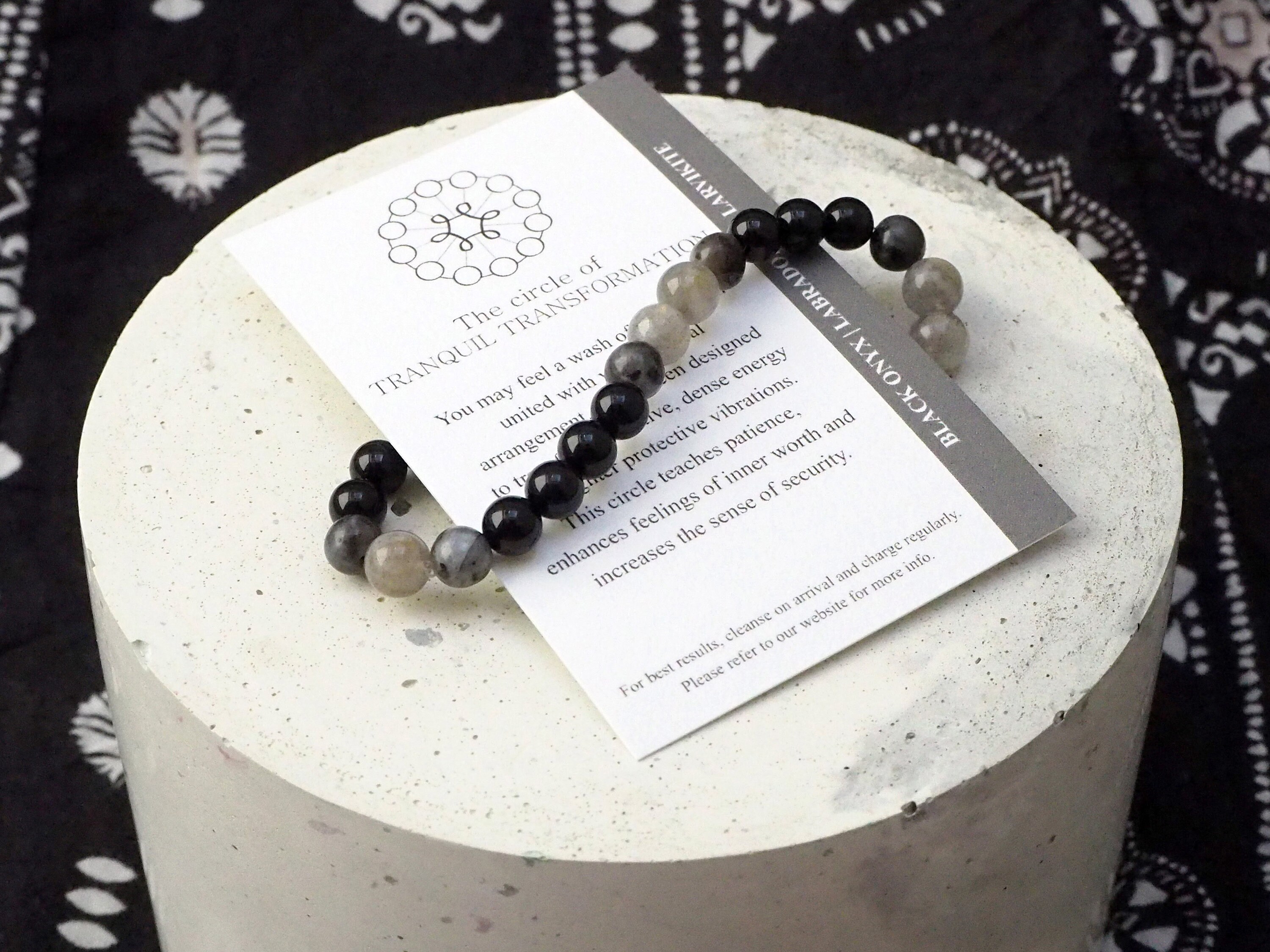 Circle of Tranquil Transformation, Balancing Bracelet, Yoga Jewellery ...