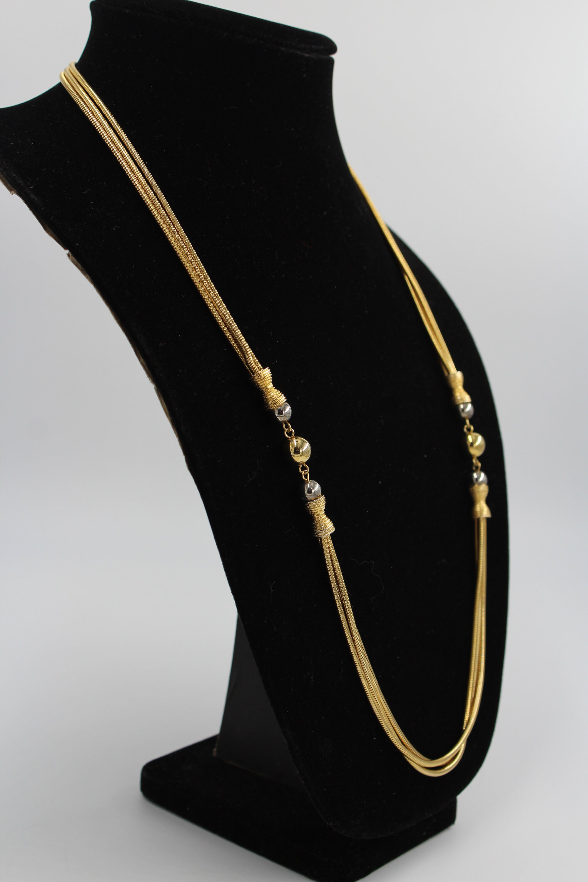 Classy Lei Brand Retro 10k Gold-plated Double Strand Snake Style ...