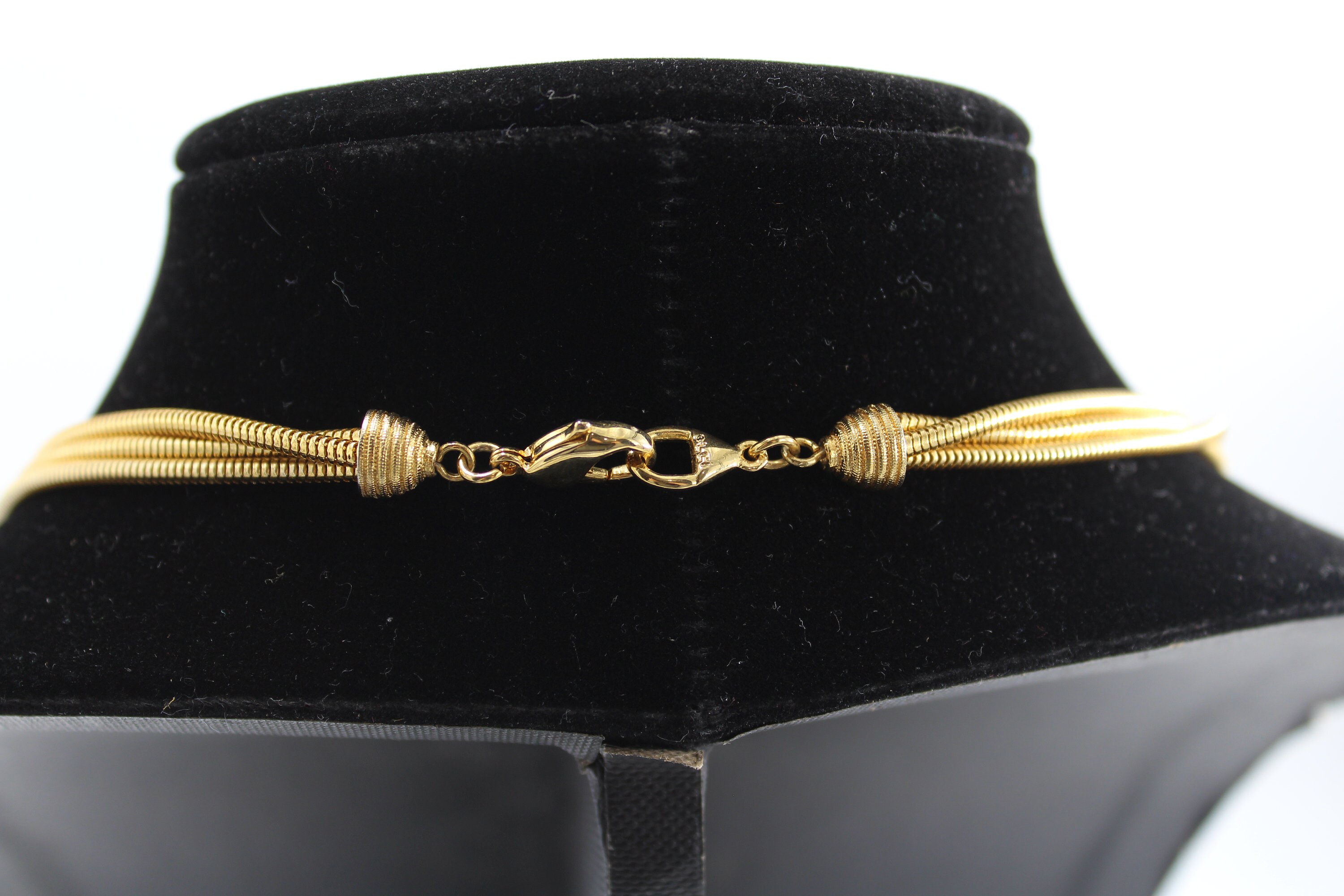 Classy Lei Brand Retro 10k Gold-plated Double Strand Snake Style ...