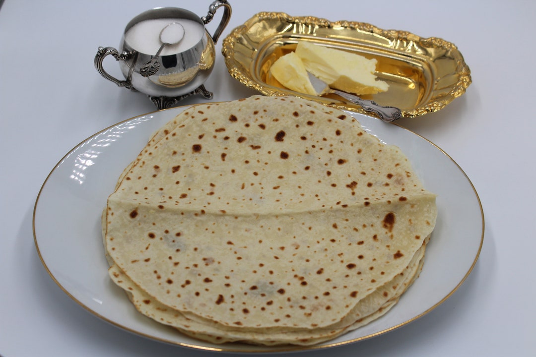 Traditional Lefse order Now and Freeze for the Holidays a Dozen 10 Inch ...