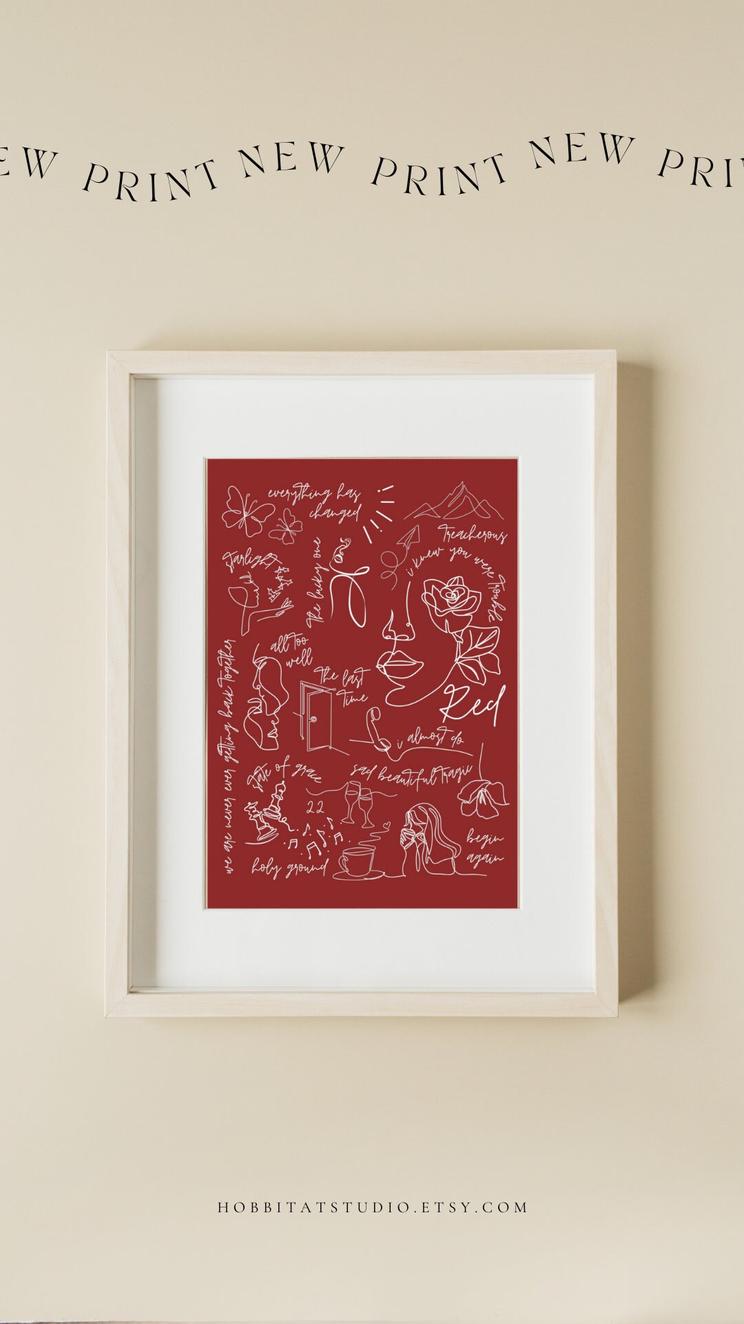 Red Era Collage, Red Album Tracklist, Red Taylor Poster, TS Poster, Red ...