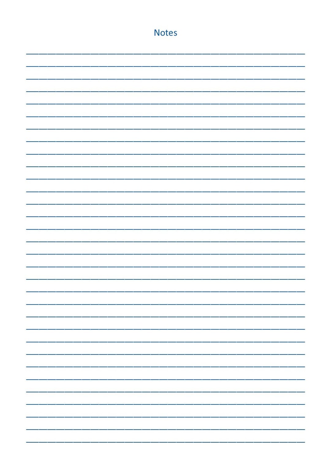 Notebook Paper Student Notebook Back to School Notes Back to School ...