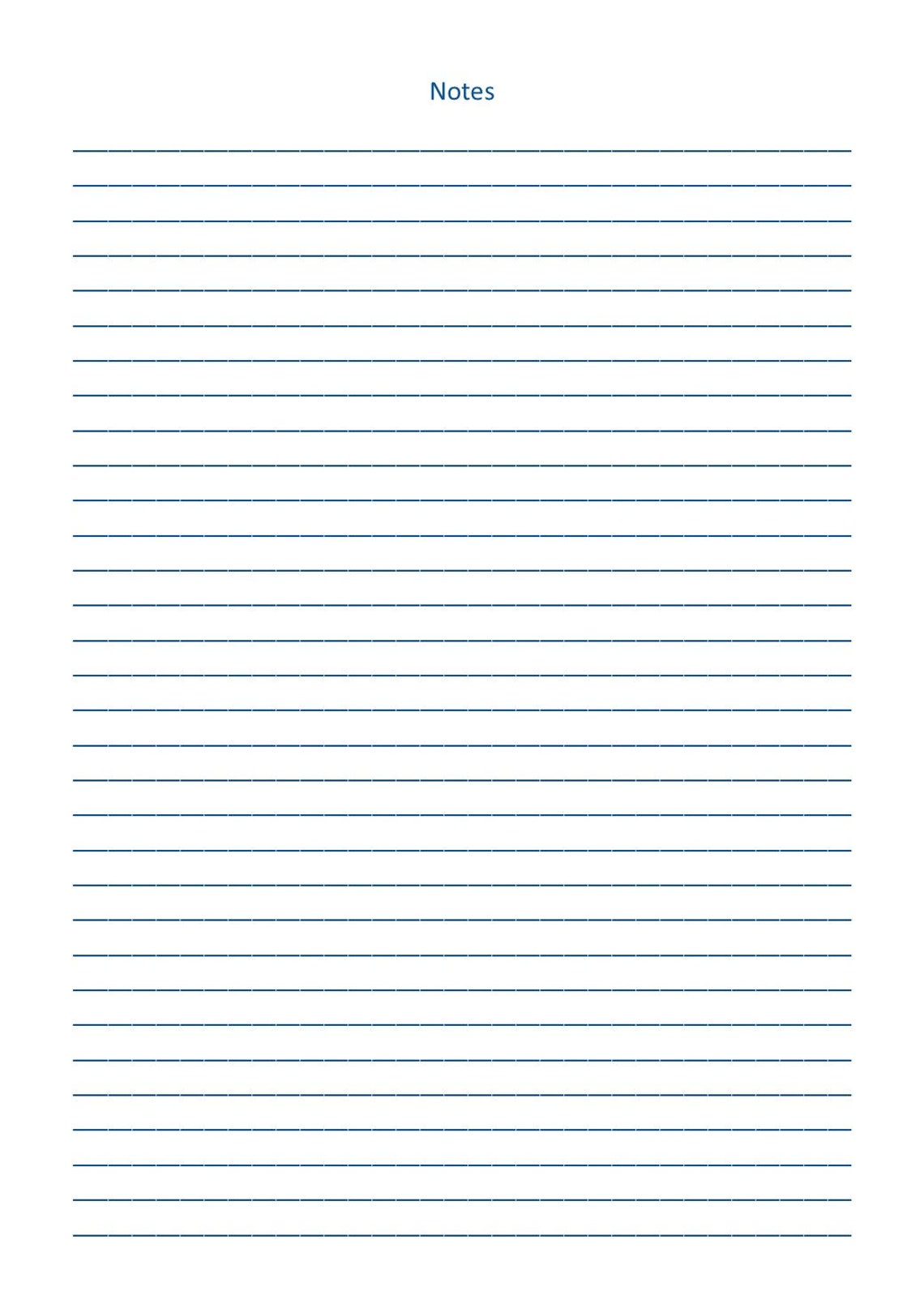 Notebook Paper Student Notebook Back to School Notes Back to School ...