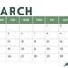 2024 Leafy Calendar - Calendar - 2024 - Planner - Etsy