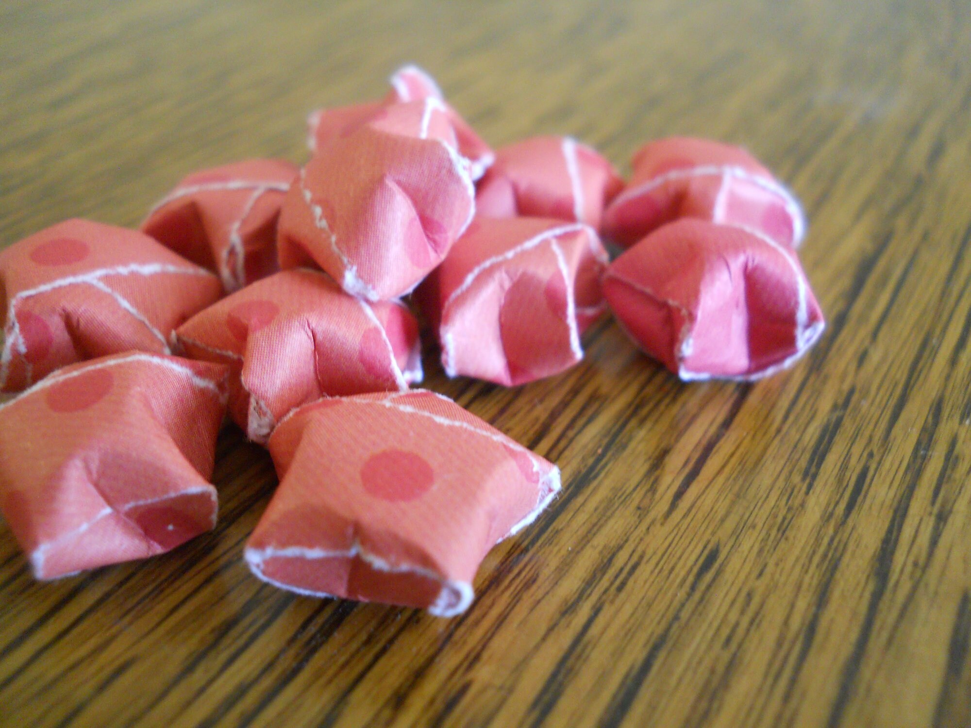 Red Lucky Stars - Origami Stars - Wishing Stars - Birthday Decor ...