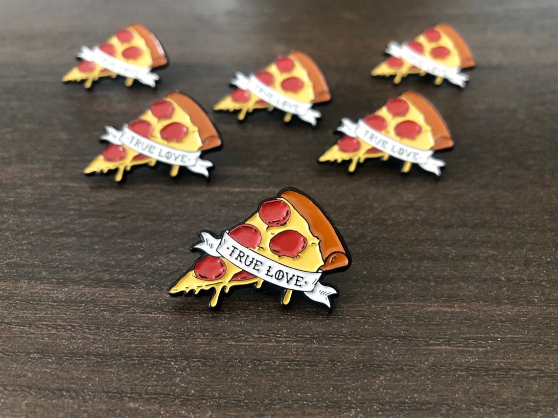 Pizza Soft Enamel Pin Cool Enamel Pins Cute Pins | Etsy