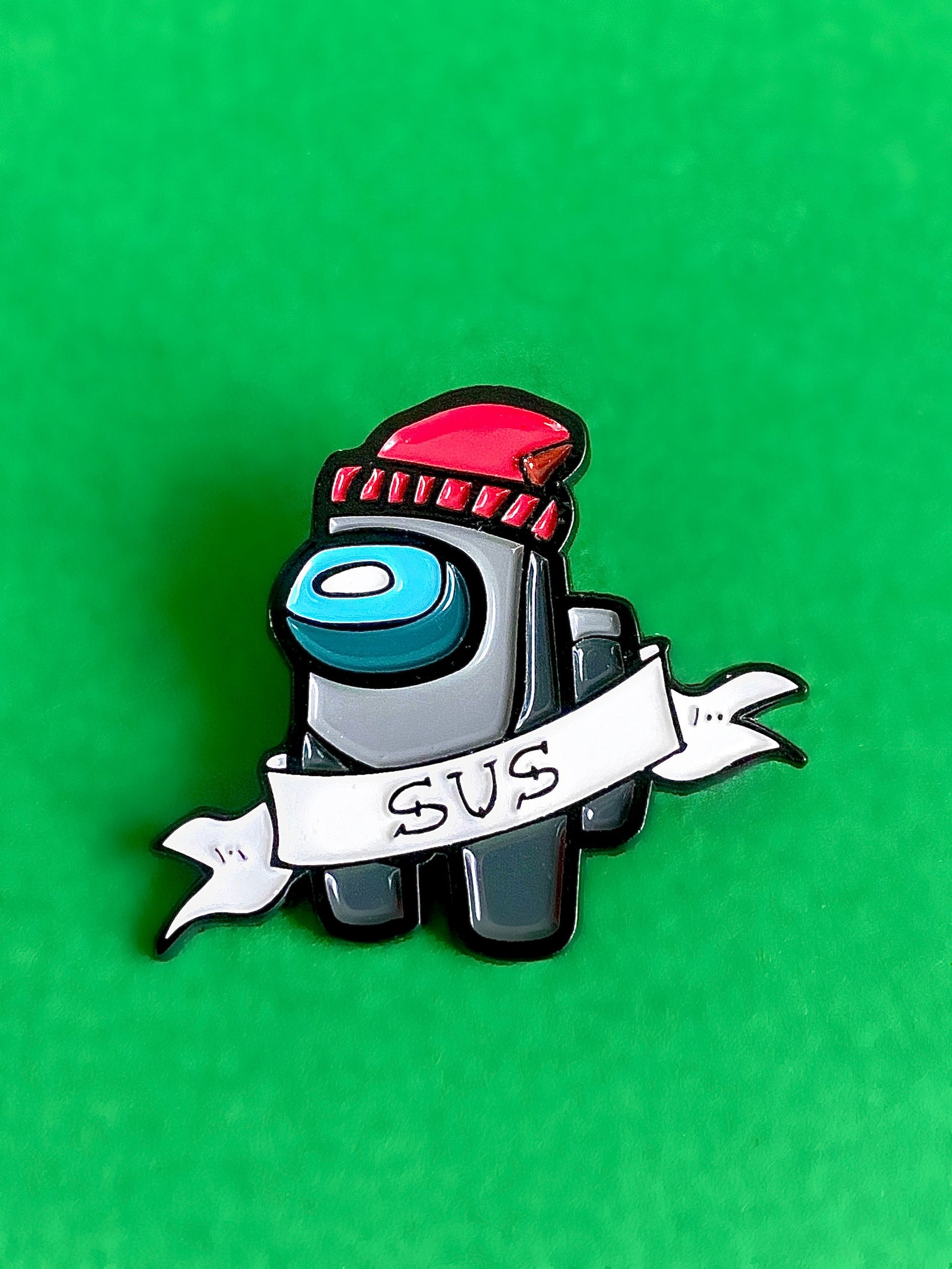 Among Us Inspired Sus Soft Enamel Pin - Etsy