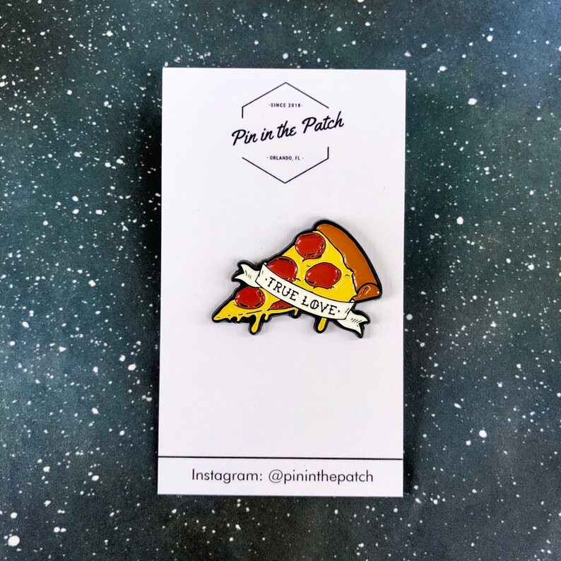 Pizza Soft Enamel Pin Cool Enamel Pins Cute Pins - Etsy