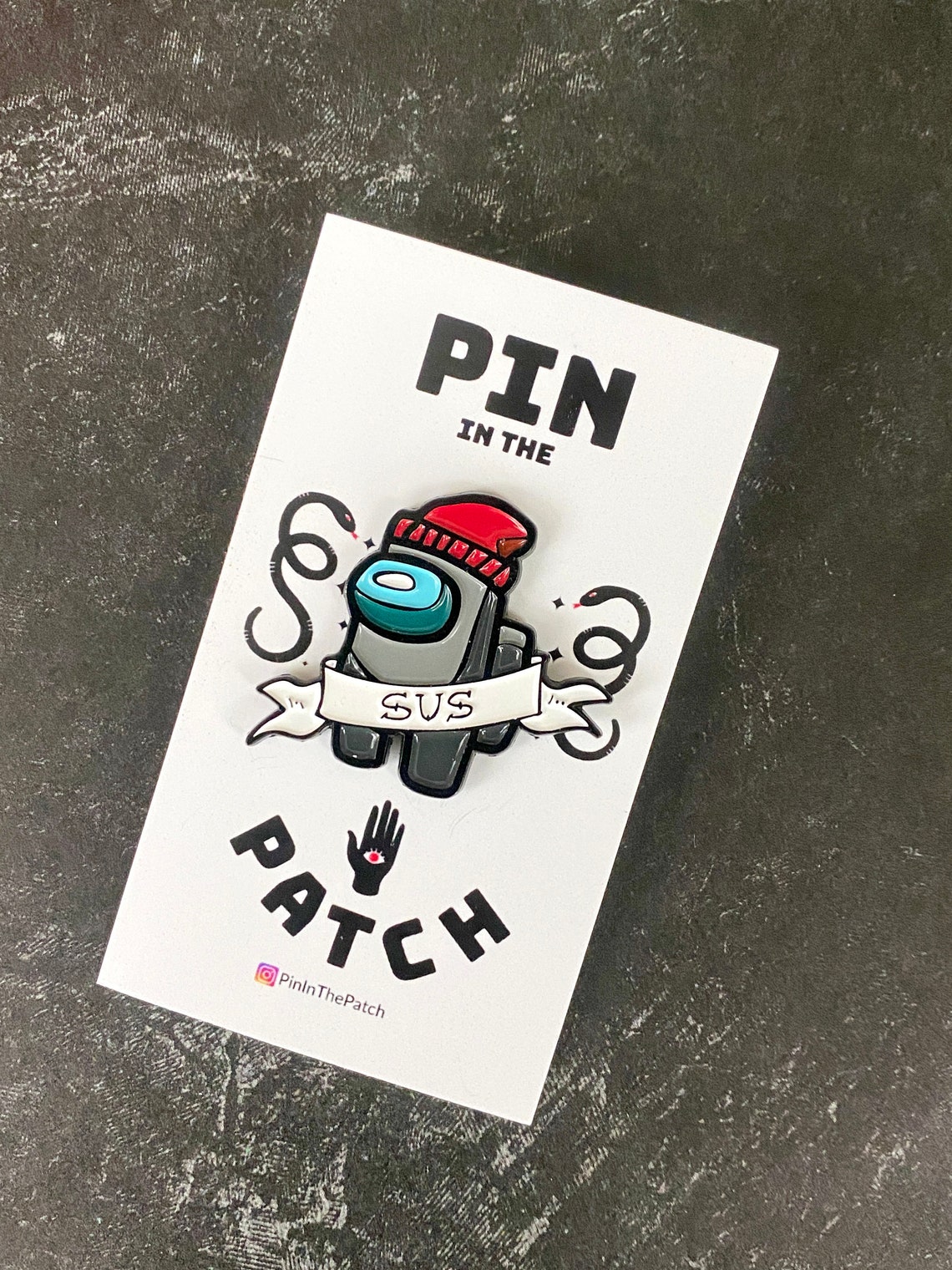 Among Us Inspired Sus Soft Enamel Pin - Etsy