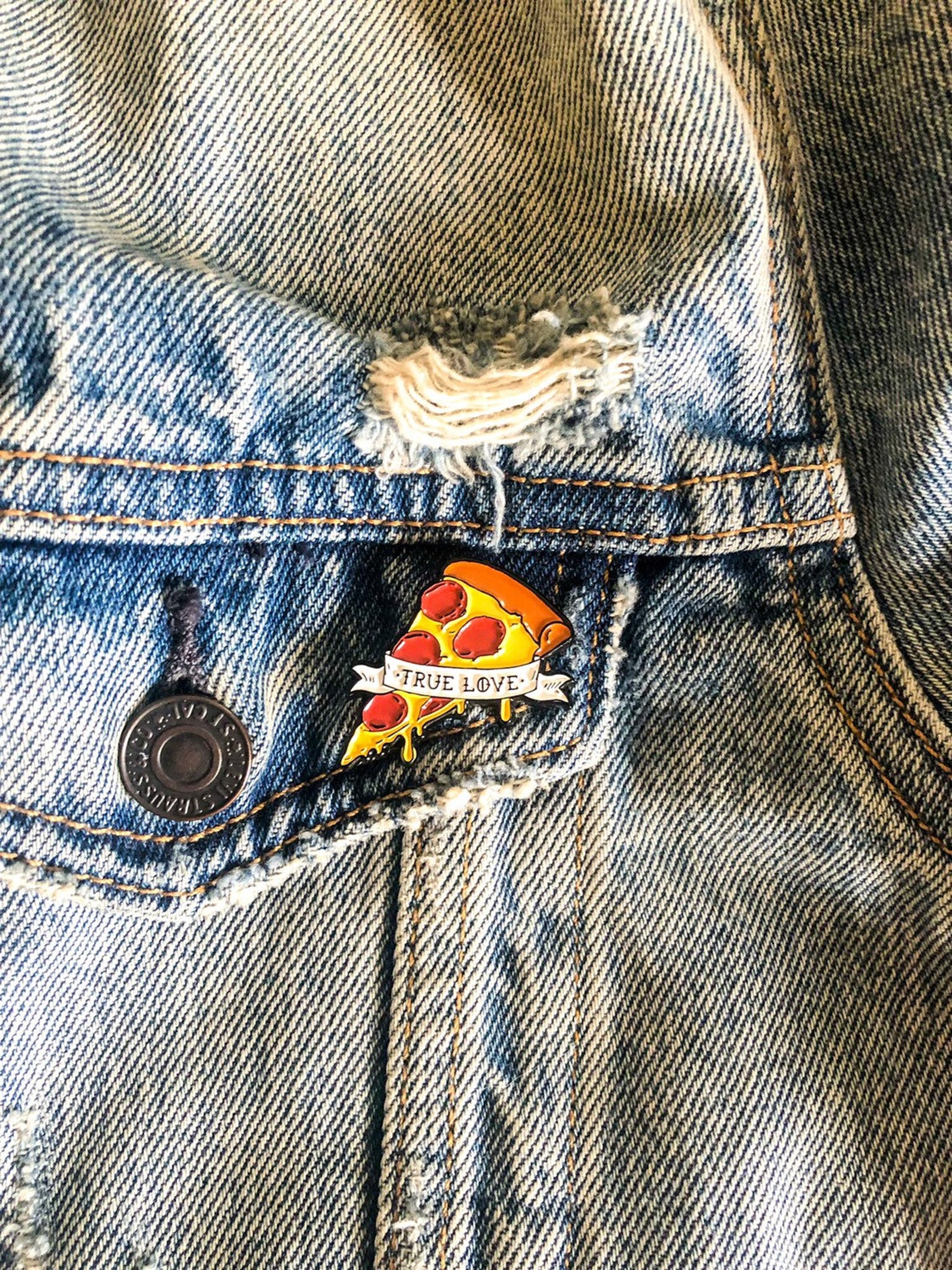 Pizza Soft Enamel Pin Cool Enamel Pins Cute Pins - Etsy