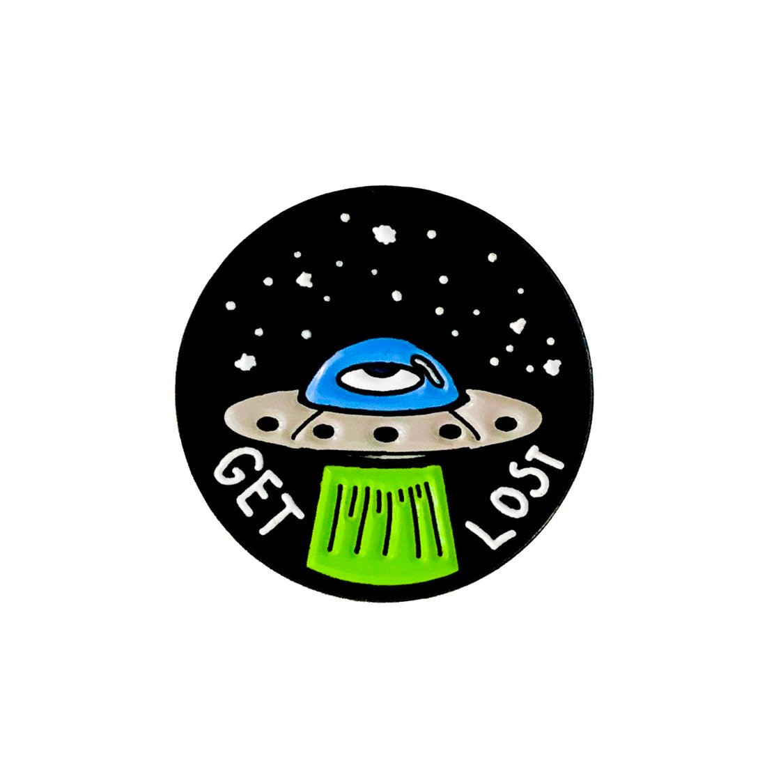 UFO Alien Enamel Pin - Space Alien Lapel Pin - Etsy