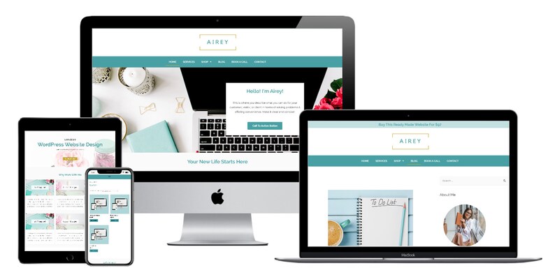 Wordpress Theme Pre Built Website, Custom Ecommerce Website, Online ...