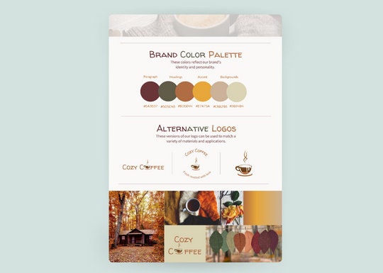 Fall Inspired Canva Branding Kit Template - Etsy