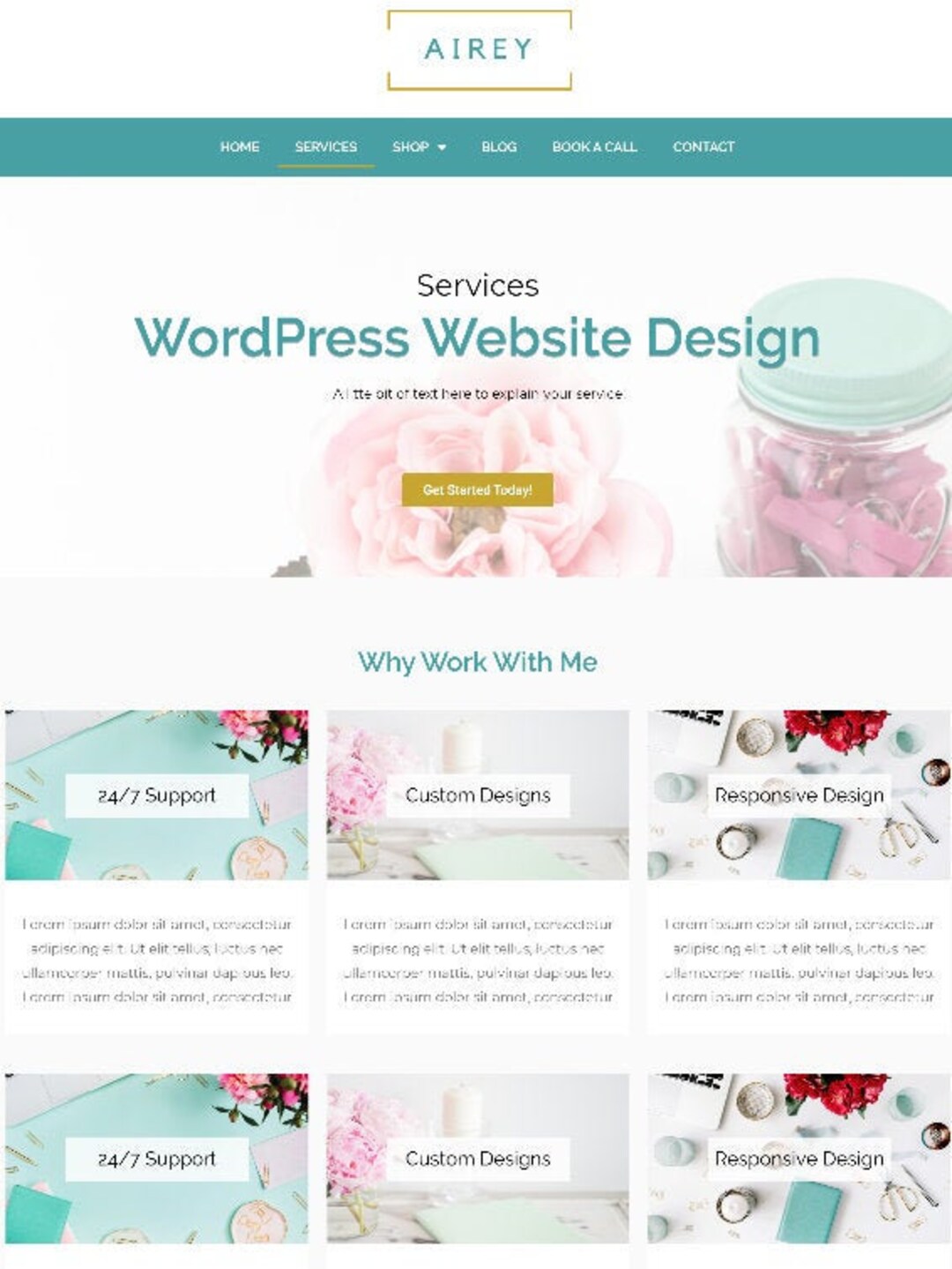 Wordpress Theme Pre Built Website, Custom Ecommerce Website, Online ...