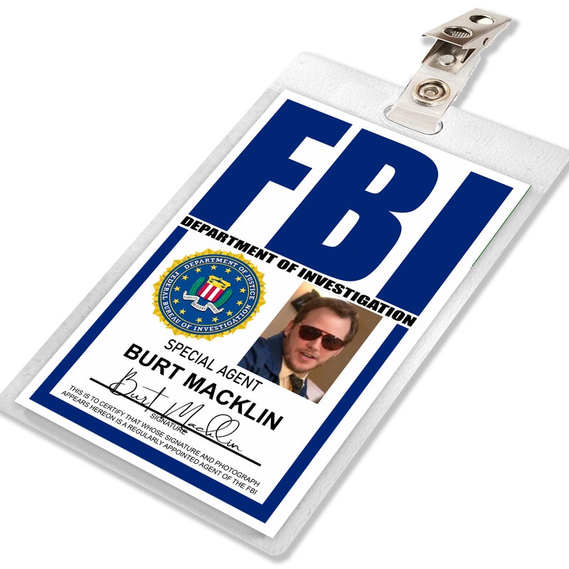 Fbi Stickers Card - Etsy