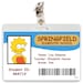 Lisa Simpson of the Simpsons Springfield Elementary School ID Card ...