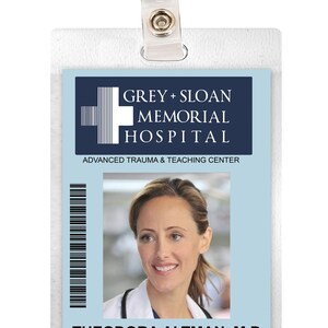 Grey's Anatomy Theodora TEDDY ALTMAN Sloan Memorial Hospital ID Badge ...
