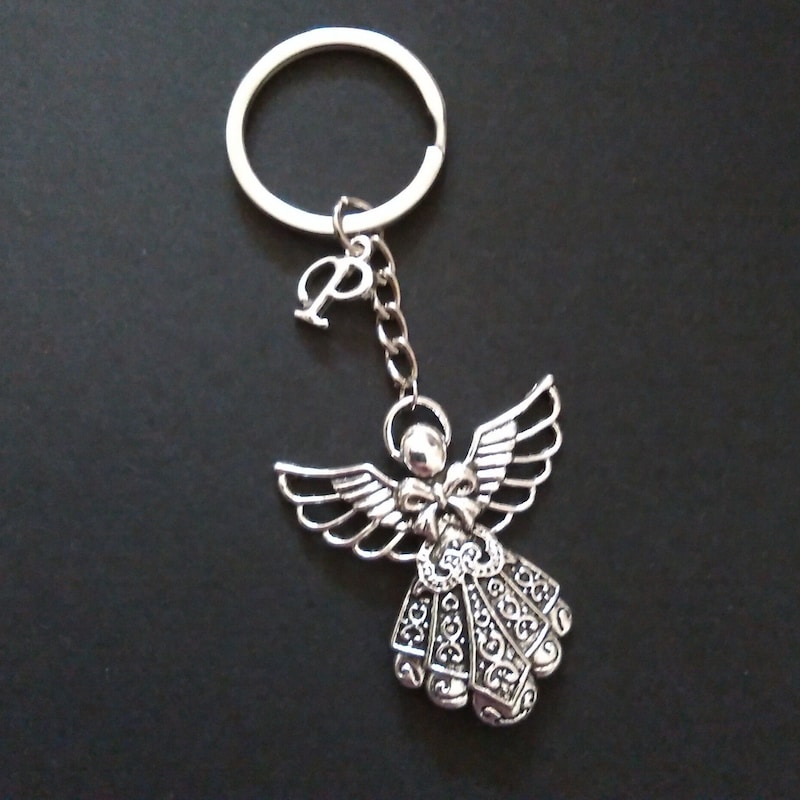 Angel Keyring - Etsy